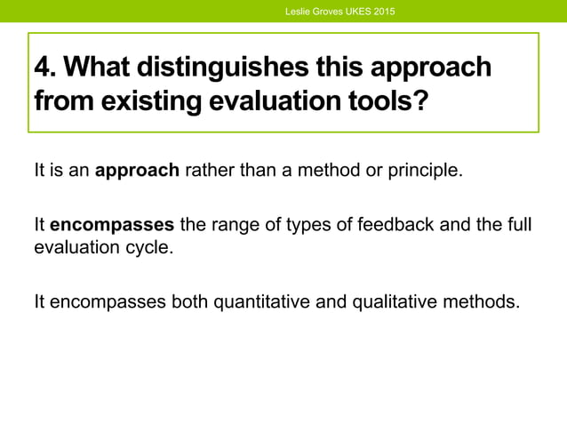 Beneficiary feedback in evaluation ukes methods workshop | PPTX