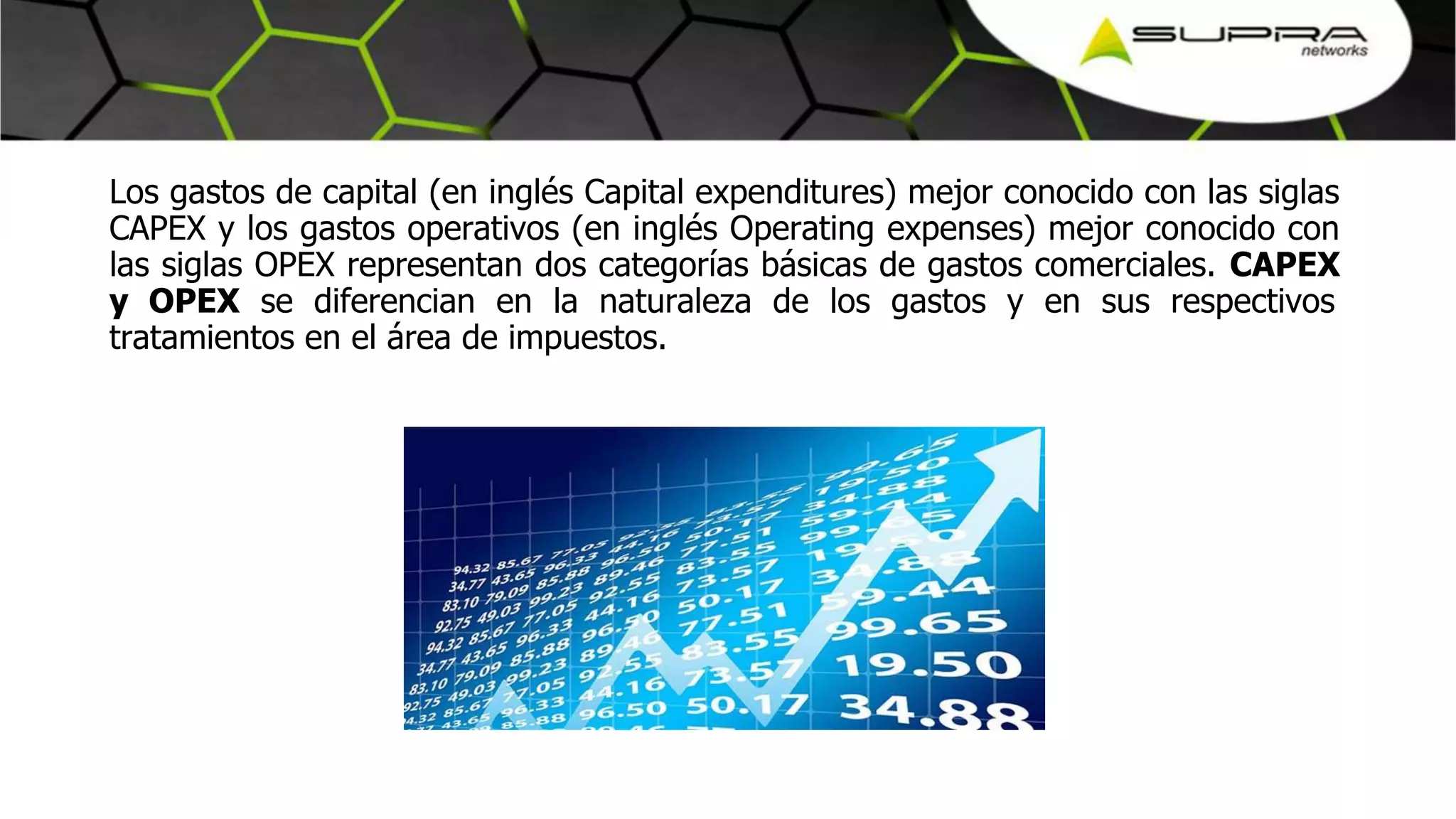 CAPEX y OPEX: Diferencias y beneficios | PDF