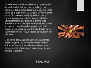 Diego Ricol - BENEFICIOS DE JUGAR BÉISBOL.pptx