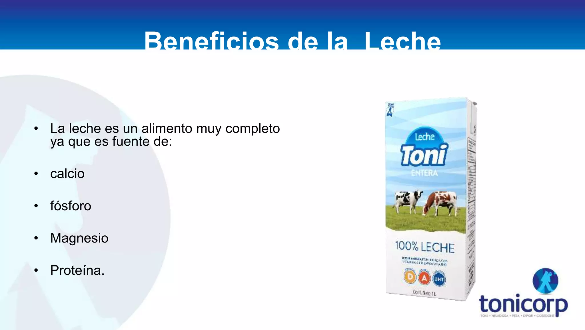 Beneficios de la leche | PPTX
