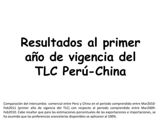 Beneficios del TLC Perú - China | PPTX