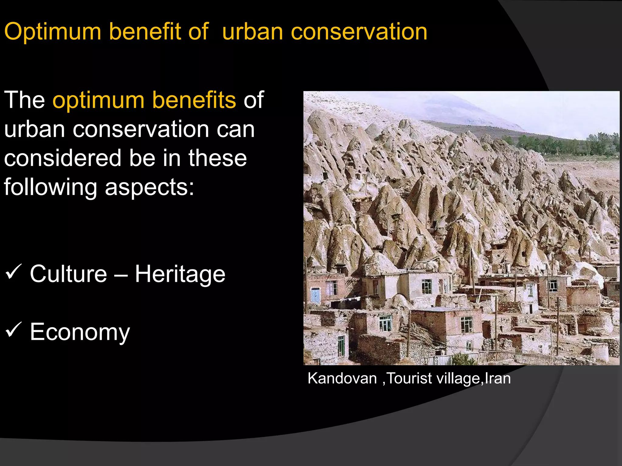 urban conservation | PPTX