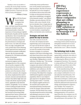 BenefIT Case Study - HD Fire Protect Private Limited | PDF