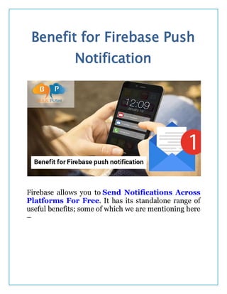Benefit for firebase push notification | PDF