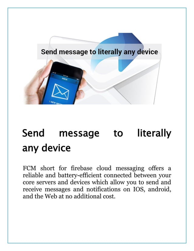 Benefit for firebase push notification | PDF Benefit for firebase push notification | PDF