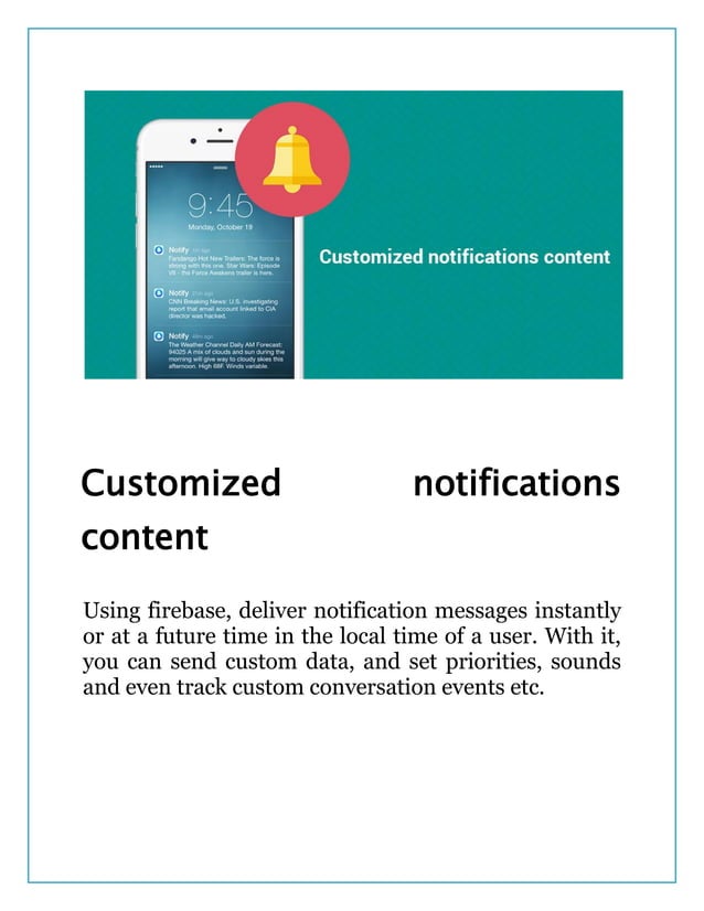 Benefit for firebase push notification | PDF Benefit for firebase push notification | PDF