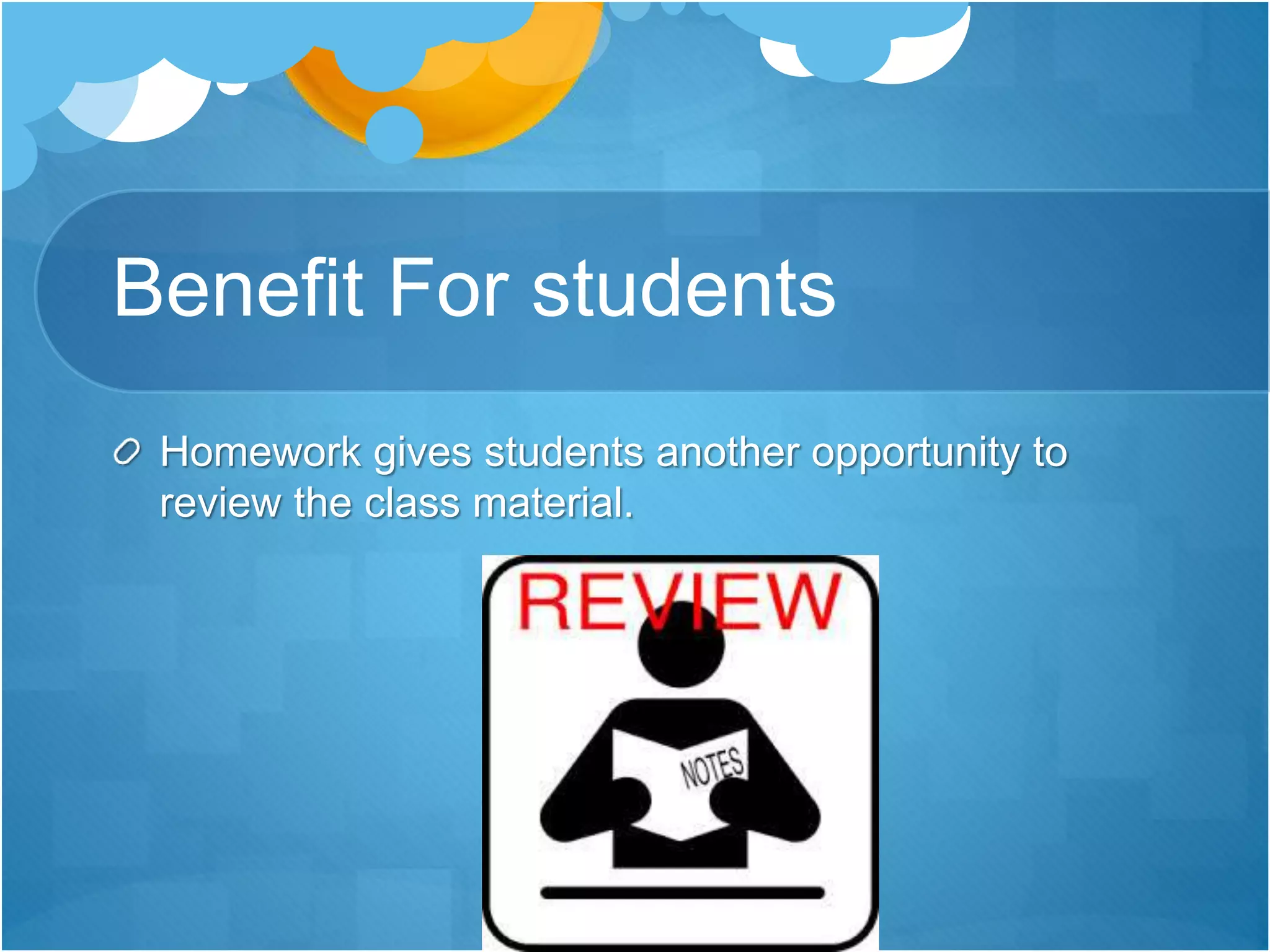 Benefit of Homework | PPTX