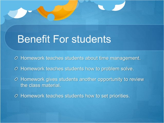 Benefit of Homework | PPTX