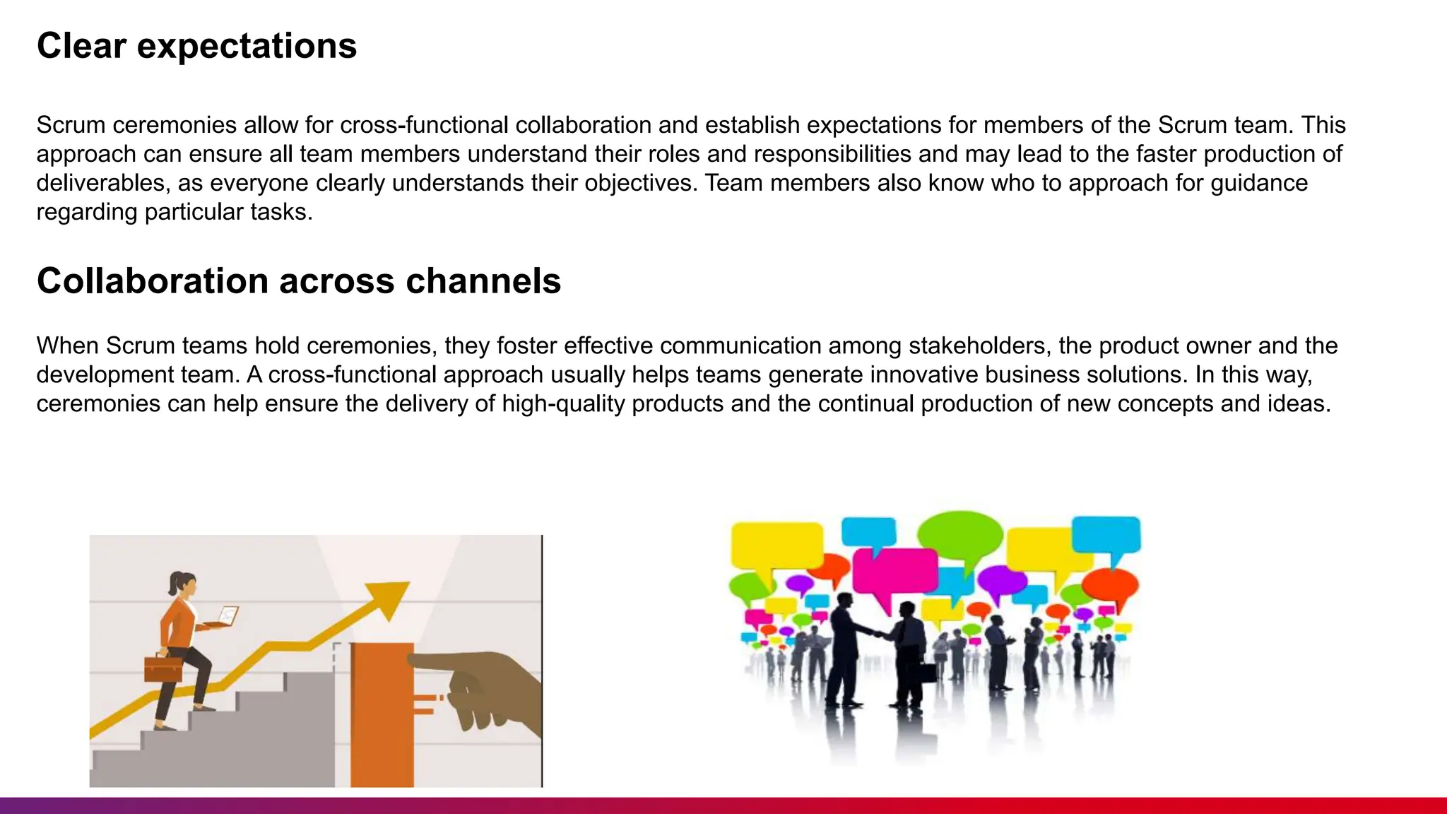 Benefit of scrum ceremonies presentation | PPT
