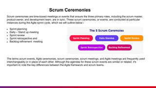 Benefit of scrum ceremonies presentation | PPTX