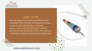 Benefits of 7 chakra pendulums | PPT