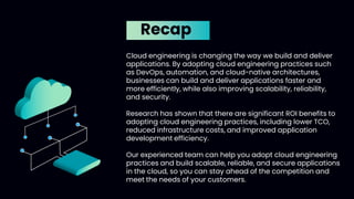 The Benefits of Cloud Engineering | PPT