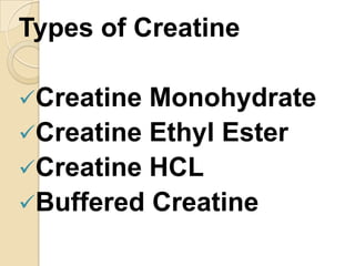 Benefits of-creatine | PPTX