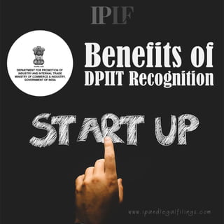DPIIT Recognition Benefits for the Startups | PDF