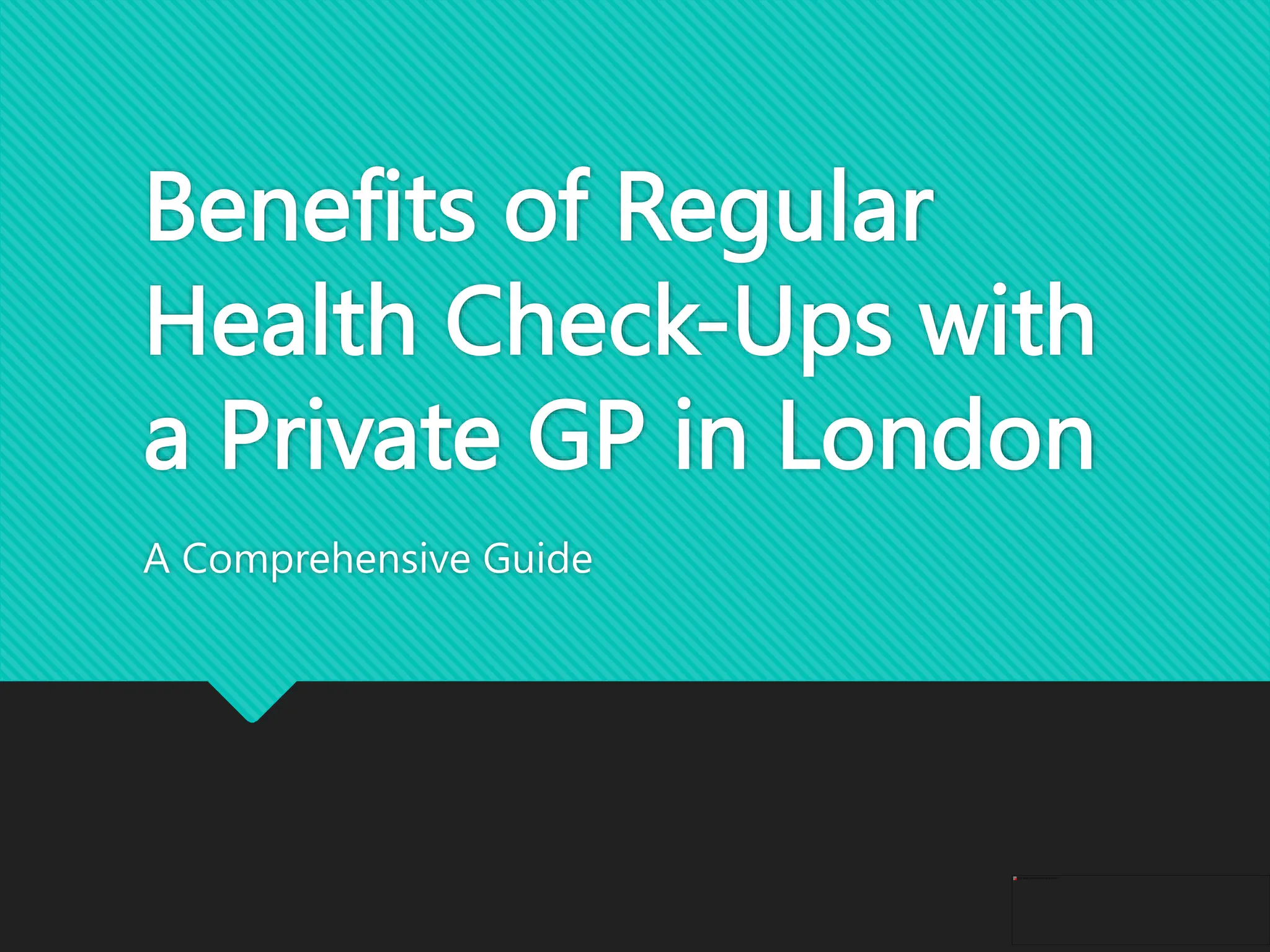 Benefits of Regular Health Check-Ups with a Private GP in London | PPTX