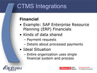 The Benefits of Siebel Clinical Integration | PDF