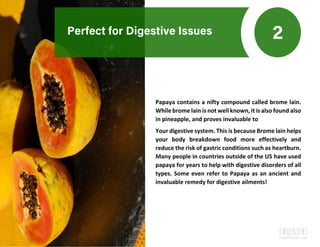 Benefits of papaya-the-nutrient | PDF