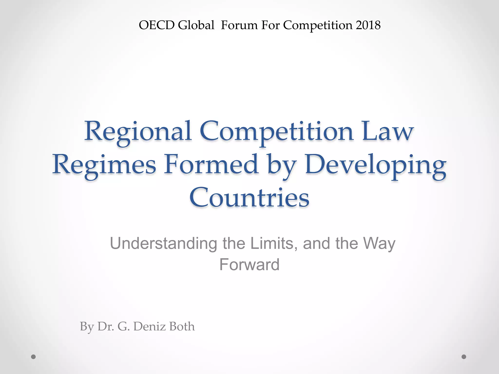 Benefits and challenges of regional competition agreements – BOTH ...