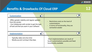 Benefits and Drawbacks of Cloud ERP vs Traditional ERP Systems | PPTX