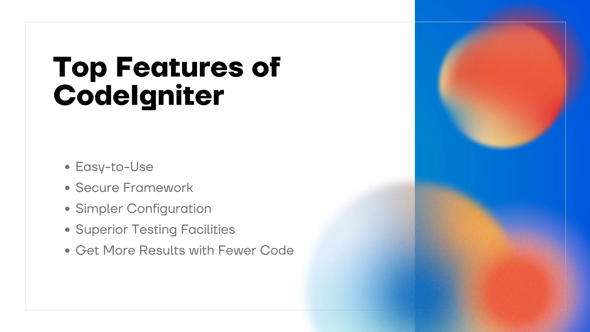 Benefits and Features of CodeIgniter.pdf | Web Development | Internet