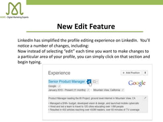 Benefits and Features on linkedIn | PPT