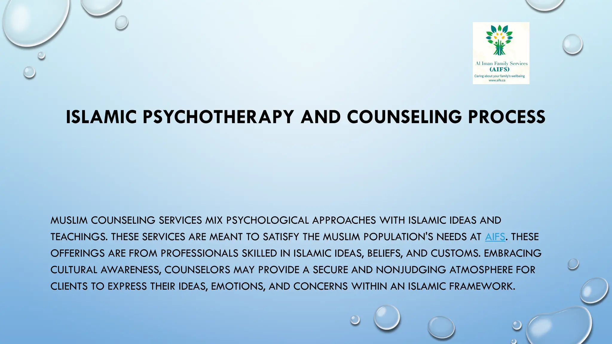 Benefits and Methods of Islamic Psychotherapy and Counseling Services ...