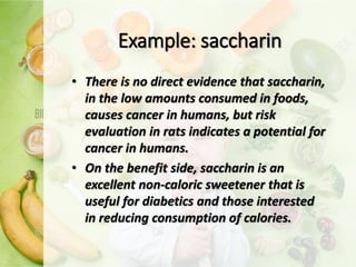 Benefits and risks of additives | PPSX