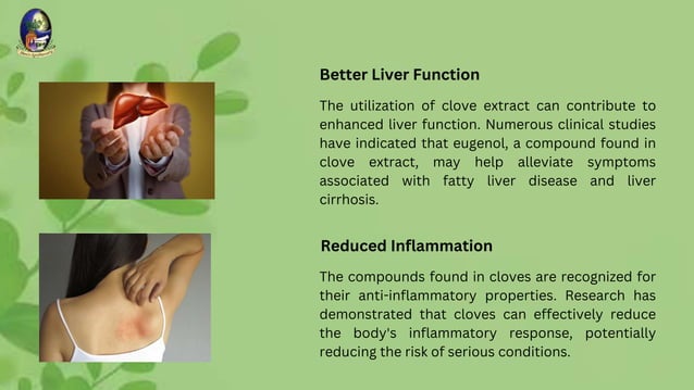Benefits and Side Effects of Clove Extract | PPT