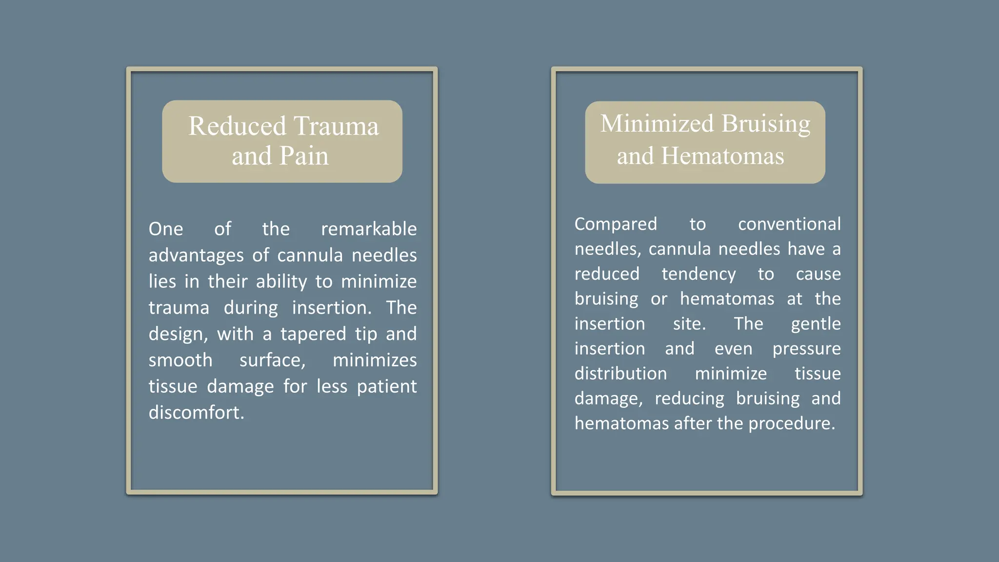 Benefits Cannula Needles for Medical Procedures | PPTX