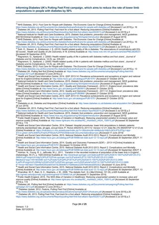 Benefits case study: Diabetes UK Putting Feet First Campaign | PDF