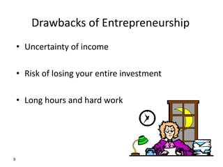 Benefits & Drawbacks of entrepreneurship.pptx