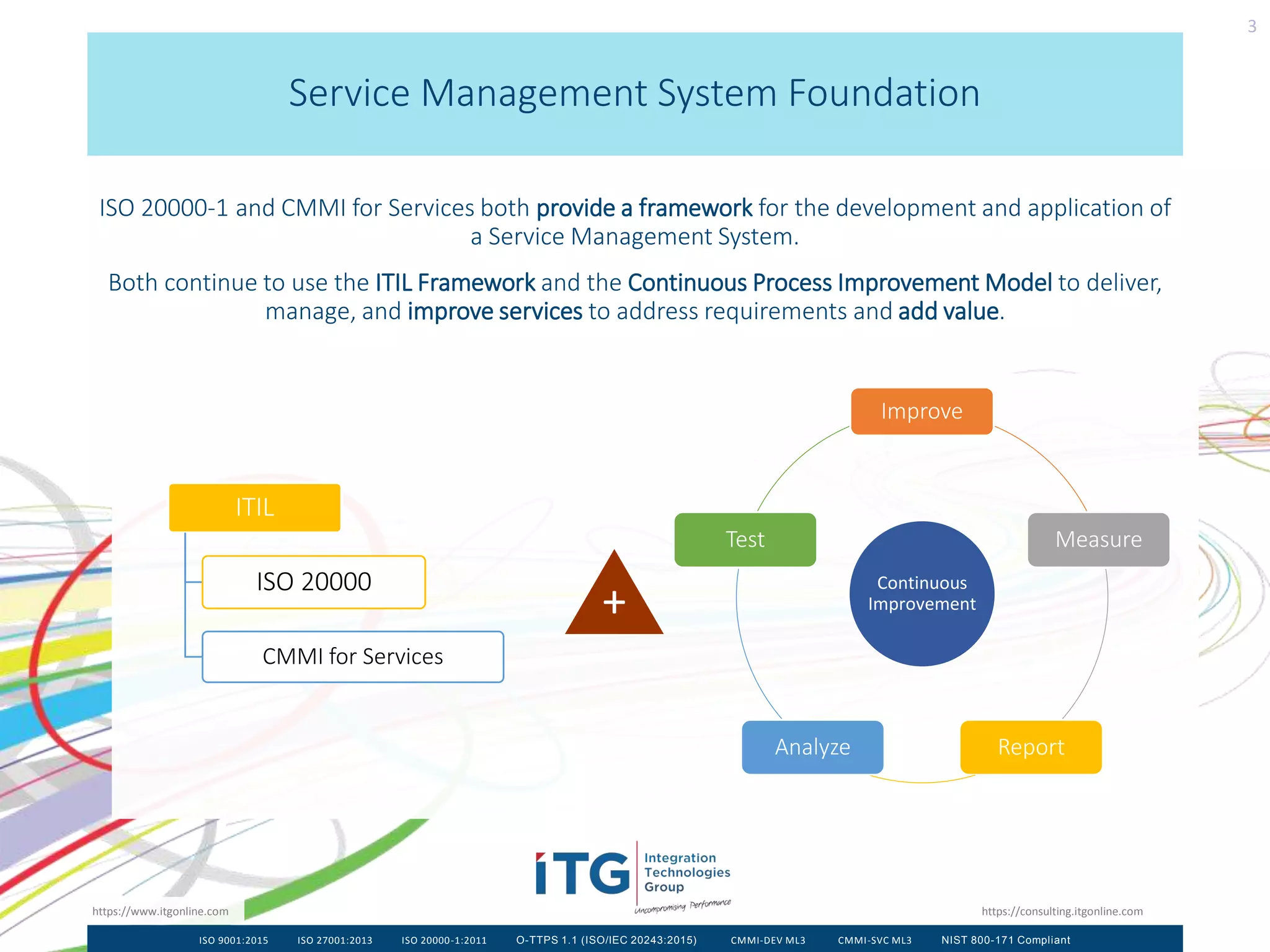 Benefits of Integrating ISO and CMMI Service Management System ...