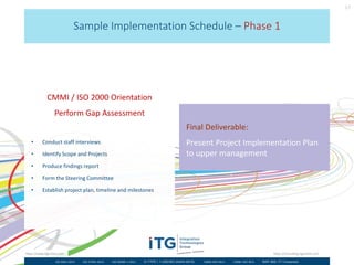 Benefits of Integrating ISO and CMMI Service Management System ...