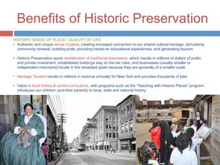 Benefits of Historic Preservation for Real Estate Professionals | PPT