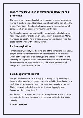 Benefits, Importance, and Growing Instructions for Mango Trees.pdf