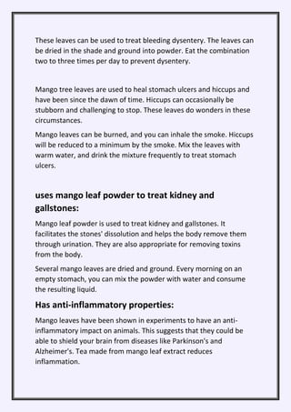 Benefits, Importance, and Growing Instructions for Mango Trees.pdf