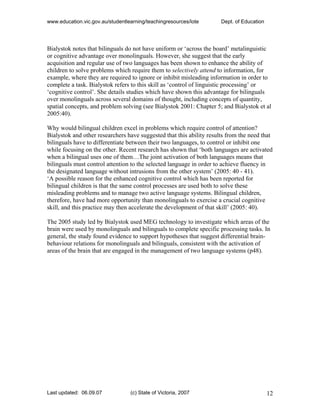 Benefits of Language Learning | PDF