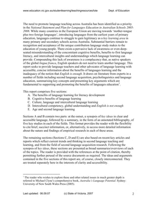 Benefits of Language Learning | PDF