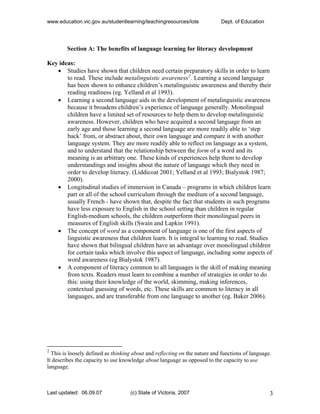 Benefits of Language Learning | PDF