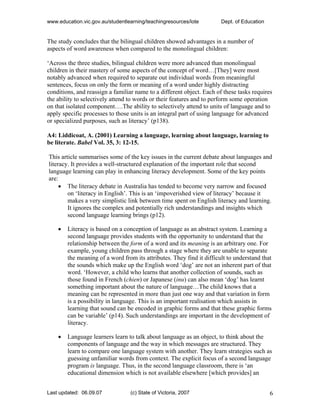 Benefits of Language Learning | PDF