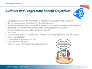 Network rail - Benefits Management | PPT