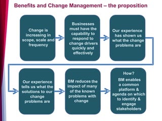 Benefits management and organisational change | PPT