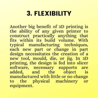 Benefits Of 3D Printing .pdf | 3-D Graphics | Computer Software and ...