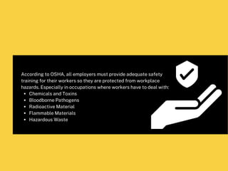 Benefits of 8 Hour HAZWOPER Refresher Training | PDF