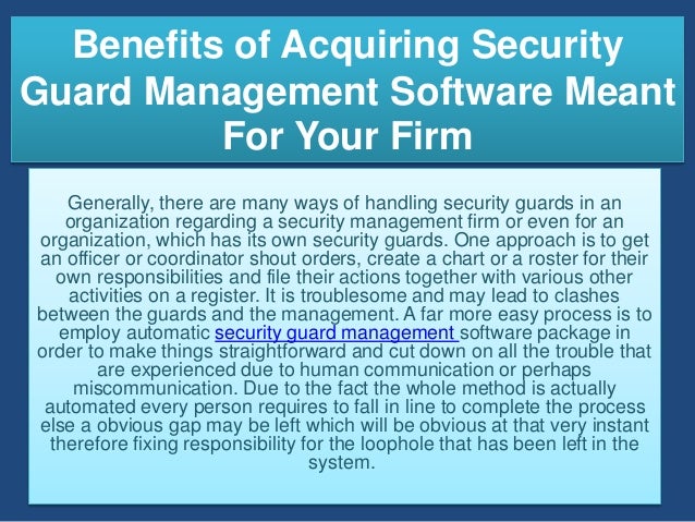Security Guard Management Software - prioritymood