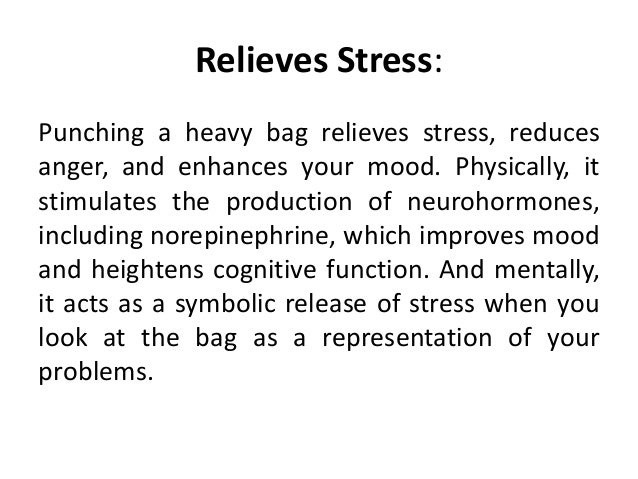 Benefits of a Heavy Bag Workout | PPTX