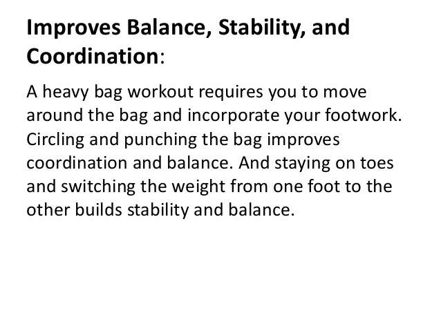 Benefits of a Heavy Bag Workout | PPTX