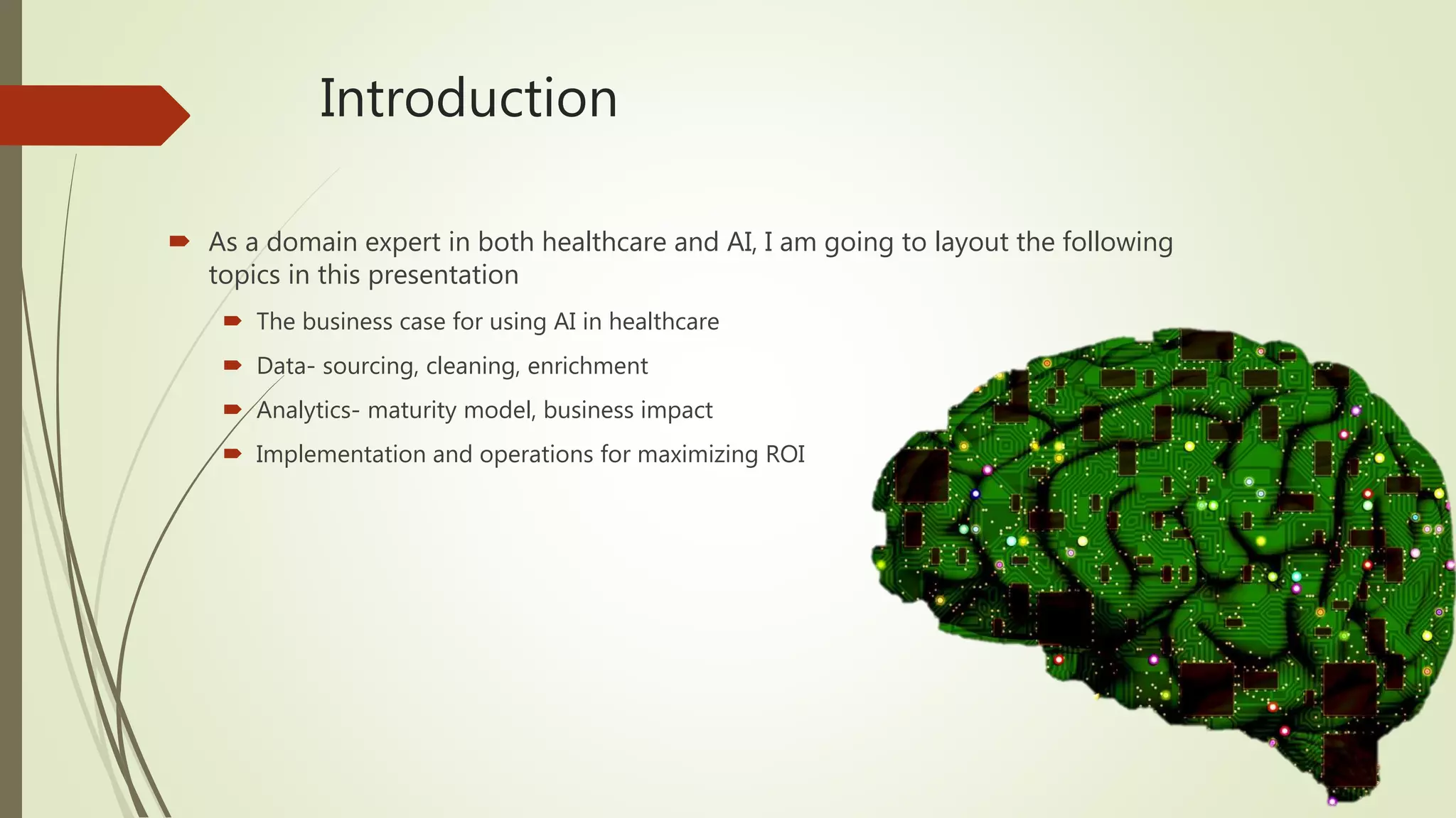 Benefits of AI and ML in healthcare | PPTX | Healthcare Industry ...