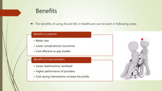 Benefits of AI and ML in healthcare | PPTX | Healthcare Industry ...