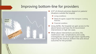 Benefits of AI and ML in healthcare | PPTX | Healthcare Industry ...